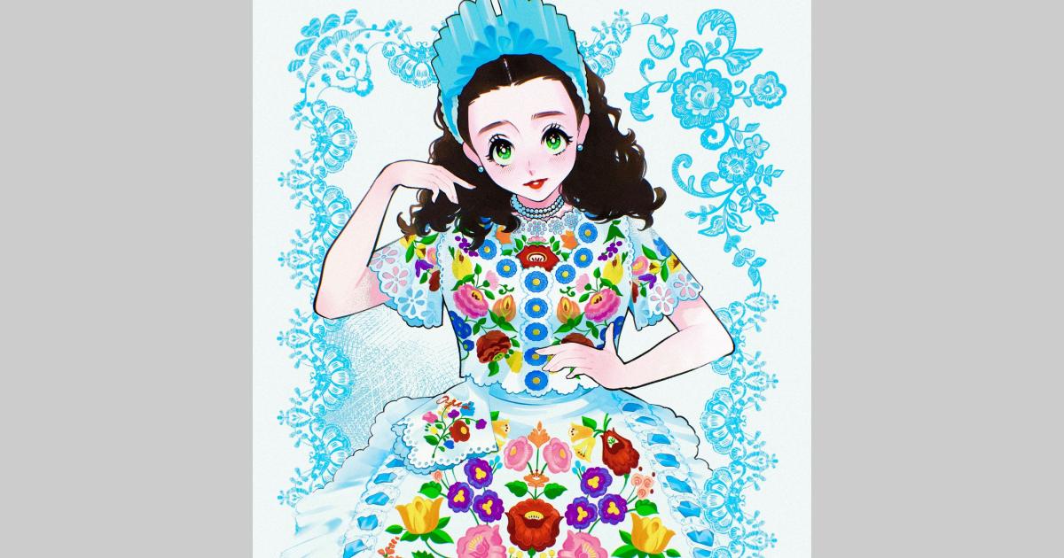 BLOOMING KALOCSA EMBROIDERY ｜ 90KU-KAN